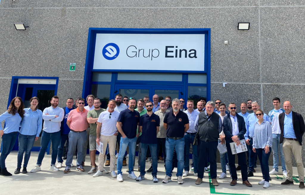 Les distributeurs de pièces collaborant avec Doyen Belux ont visité Grup Eina - Eina