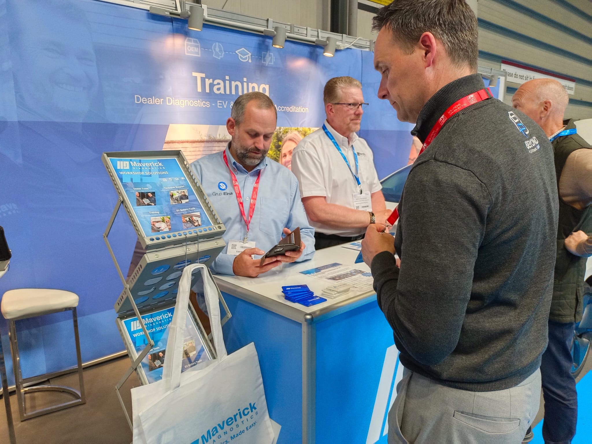 Supporting Maverick Diagnostics at Automechanika UK - Eina